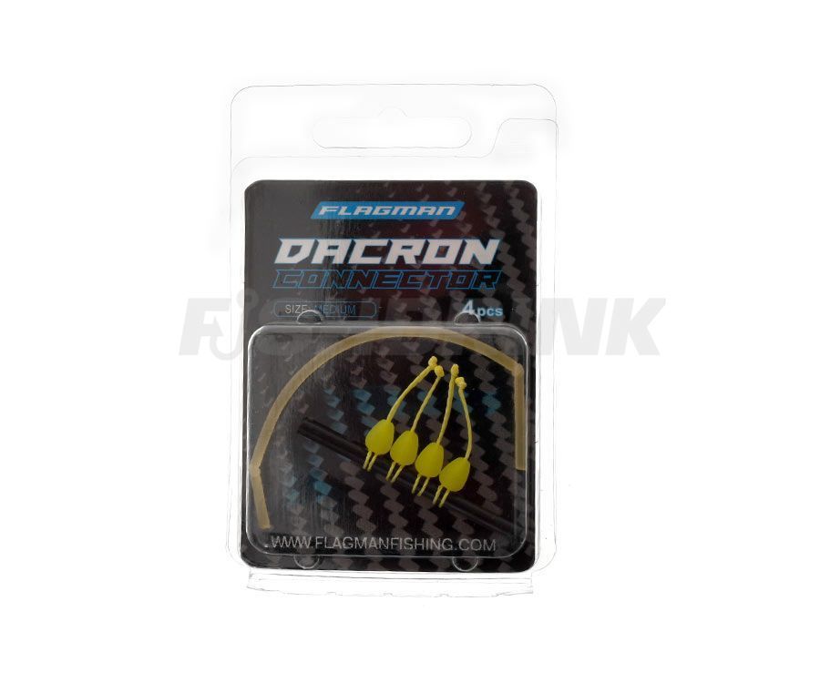Конектор для штекера Flagman Dacron Connector Yellow Medium - FishDrink ...